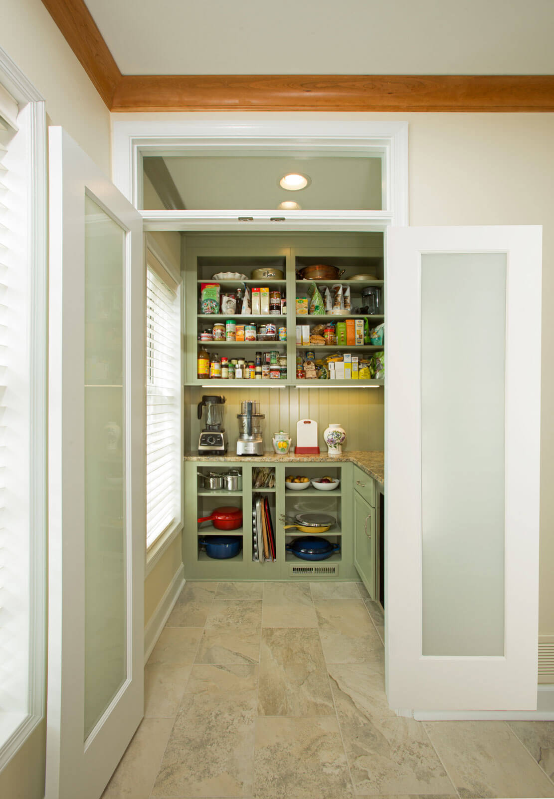 Old Town Alexandria Custom Kitchen & Walk-In Pantry Remodel - Sun Design