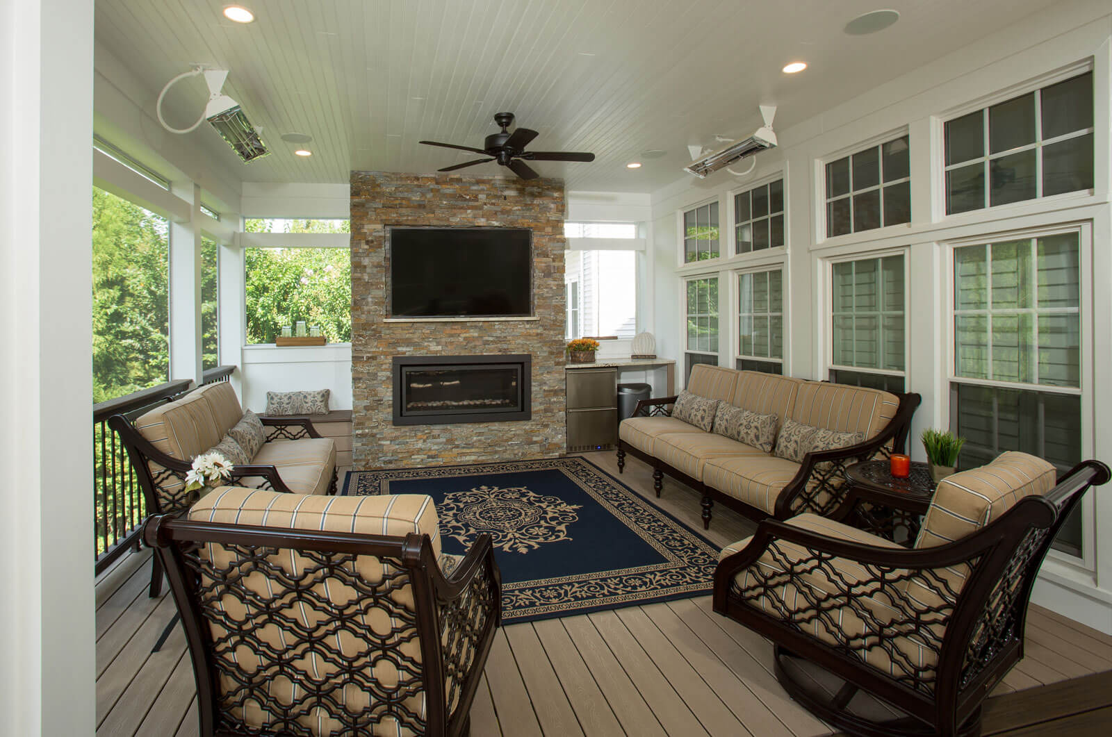 Heated Screened Porch - Sun Design