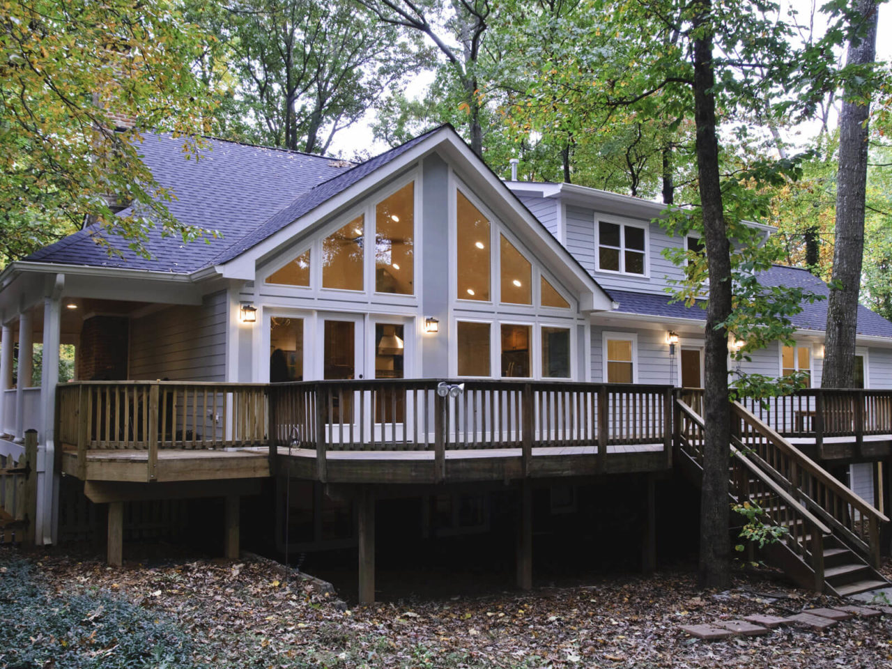 Fairfax Split Foyer Home Remodel with Wrap-Around Porch + Art Studio ...